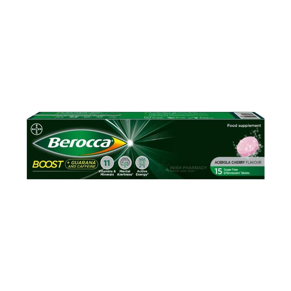 Berocca Boost Effervescent Tablets | Energy & Mental Focus – Inish Pharmacy