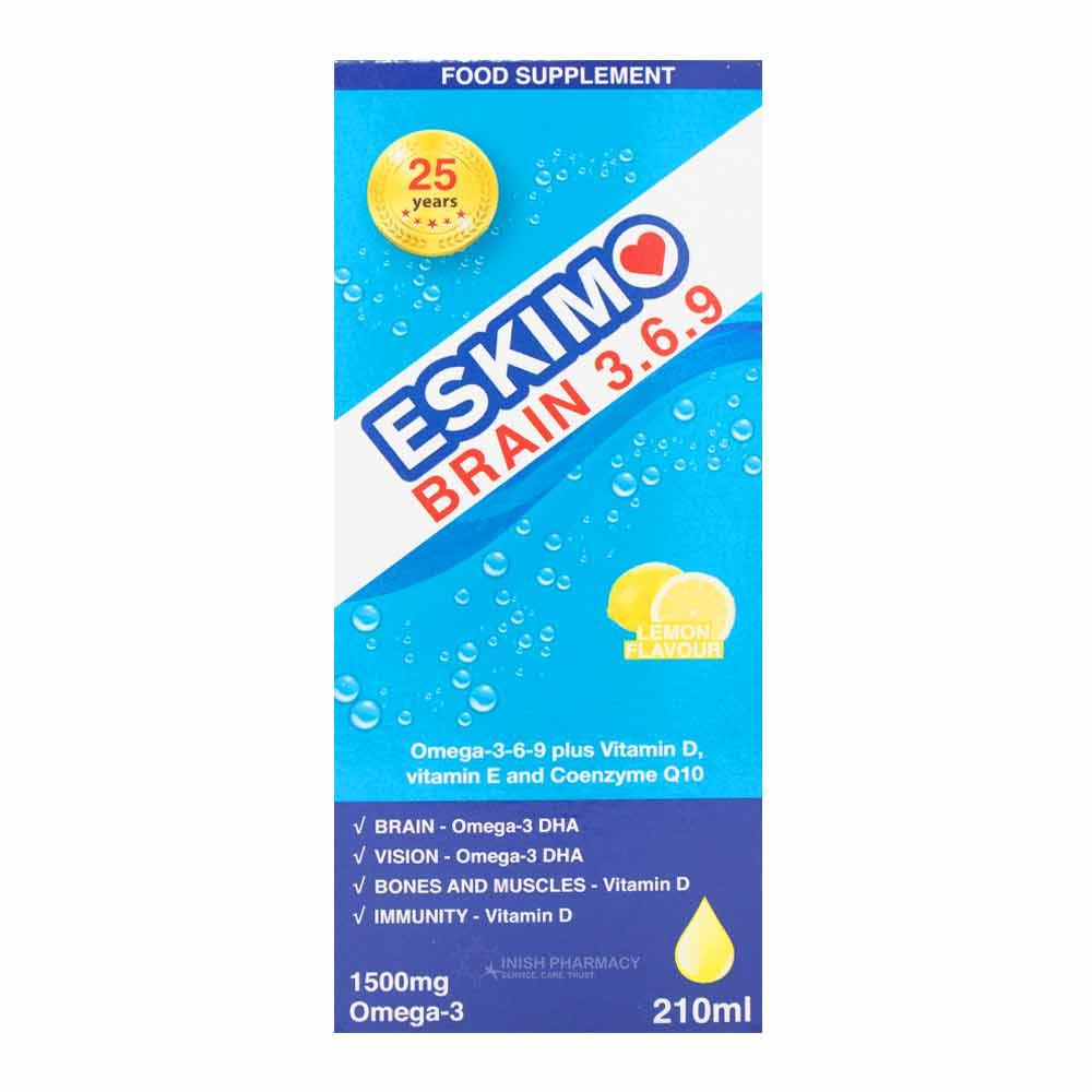 Eskimo Brain 3.6.9 Liquid 210ml – Inish Pharmacy