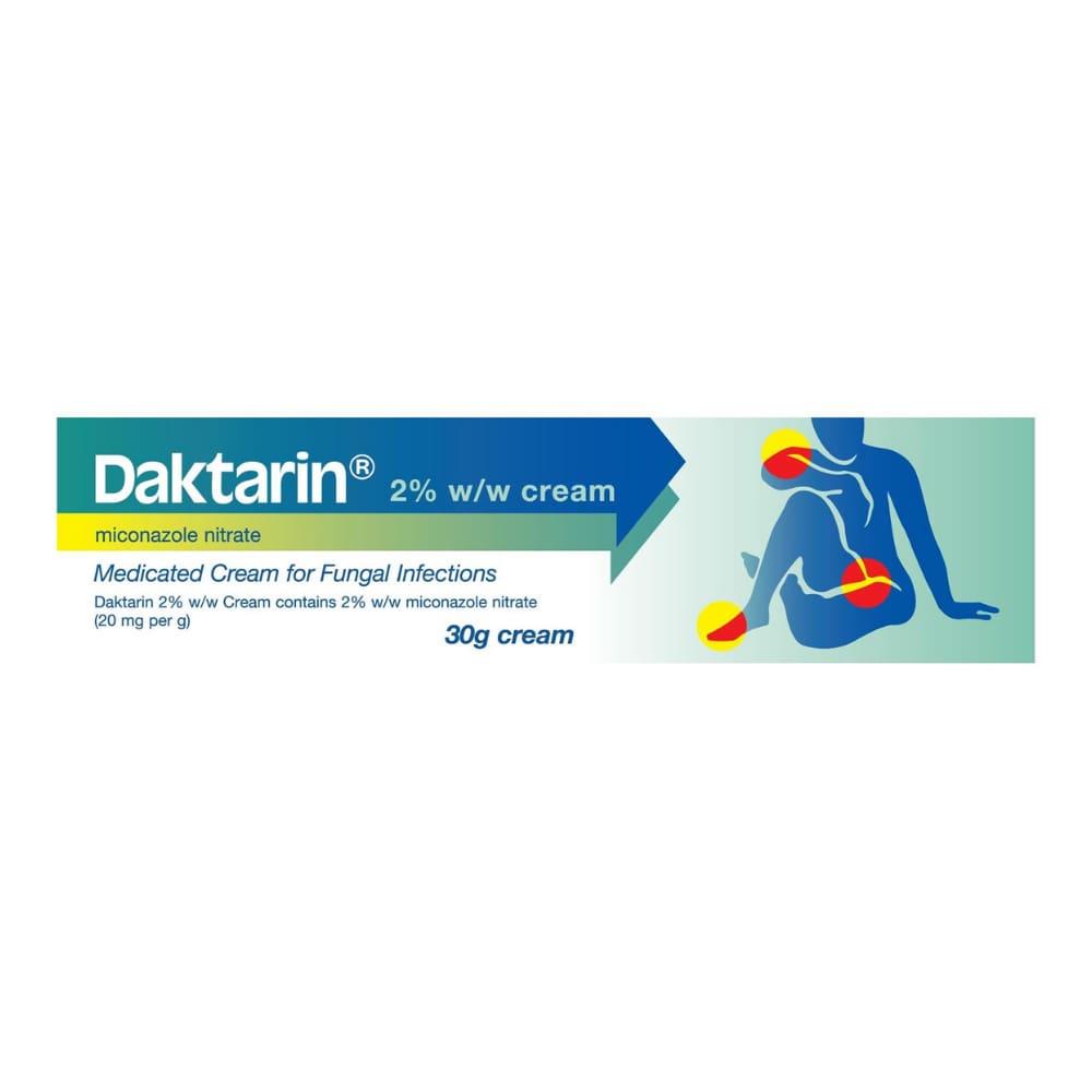 Daktarin 2% Antifungal Cream (30g) | Athlete's Foot & Nappy Rash Relief ...