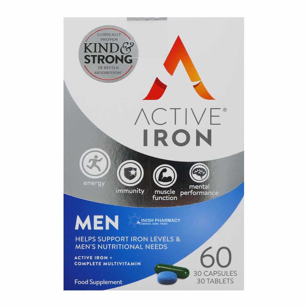 Active Iron For Men 60 Pack – Inish Pharmacy