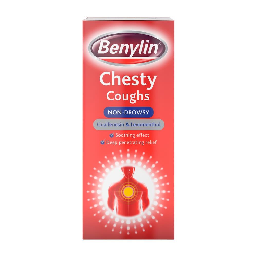 Benylin Chesty Cough Syrup Non-Drowsy 125ml | Cough Relief – Inish Pharmacy