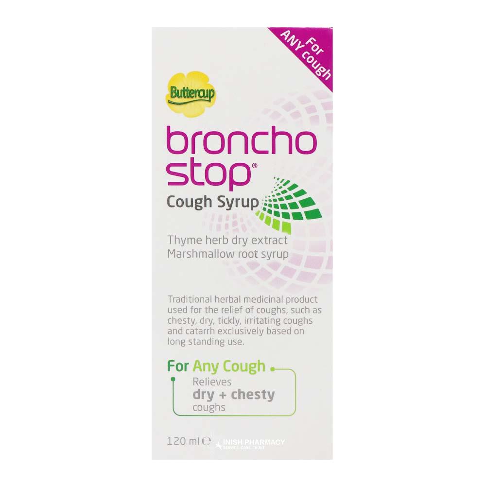 Broncho Stop Cough Syrup 120ml – Herbal Relief for Dry & Chesty Coughs ...