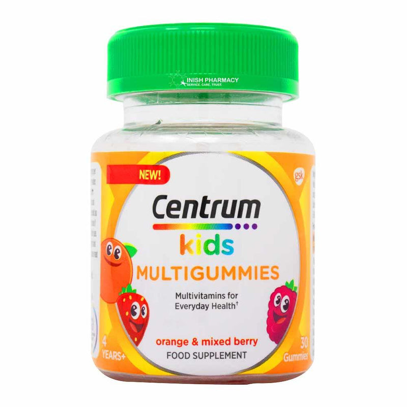 Centrum Kids Multigummies Orange & Mixed Berry 30 Pack – Inish Pharmacy