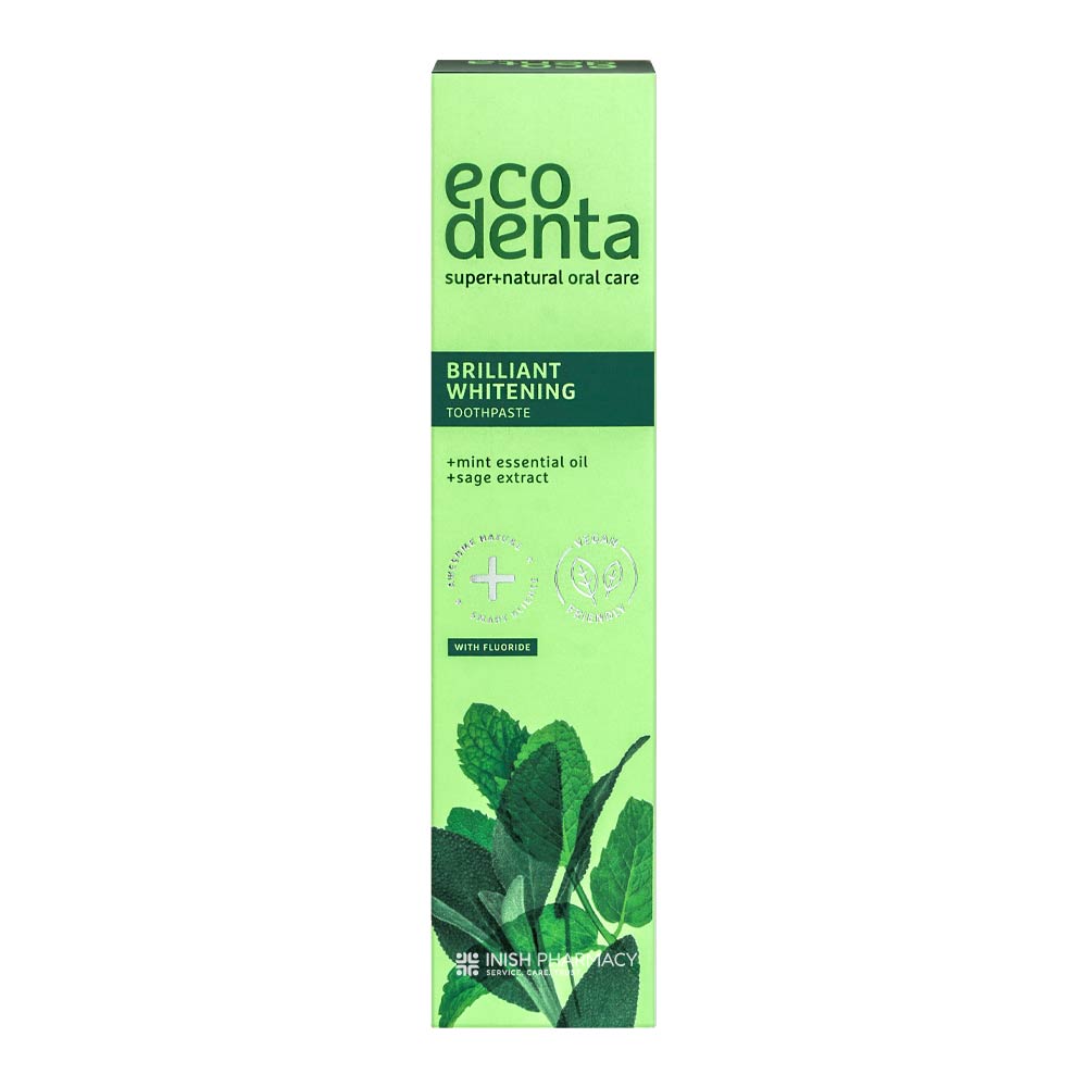 EcoDenta Brilliant Whitening Toothpaste | Inish Pharmacy