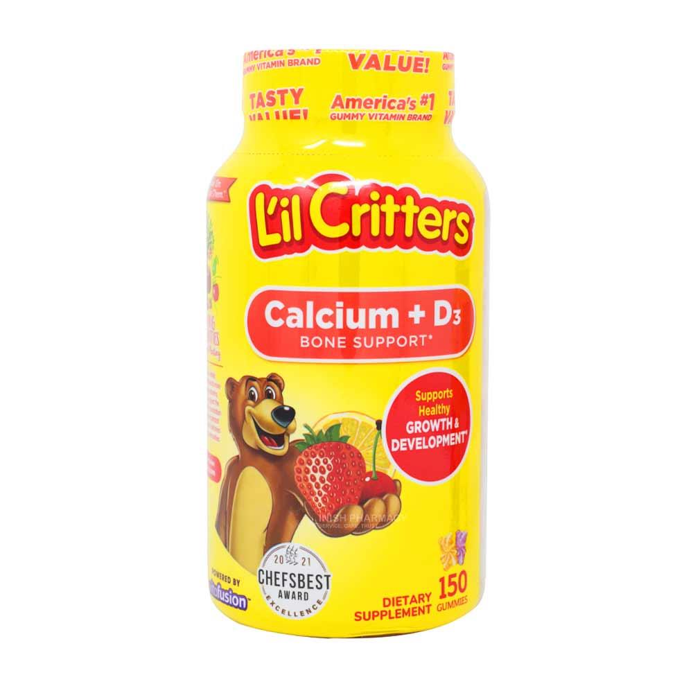 L'il Critters Calcium & Vitamin D3 Gummy Bears 150 Pack – Inish Pharmacy