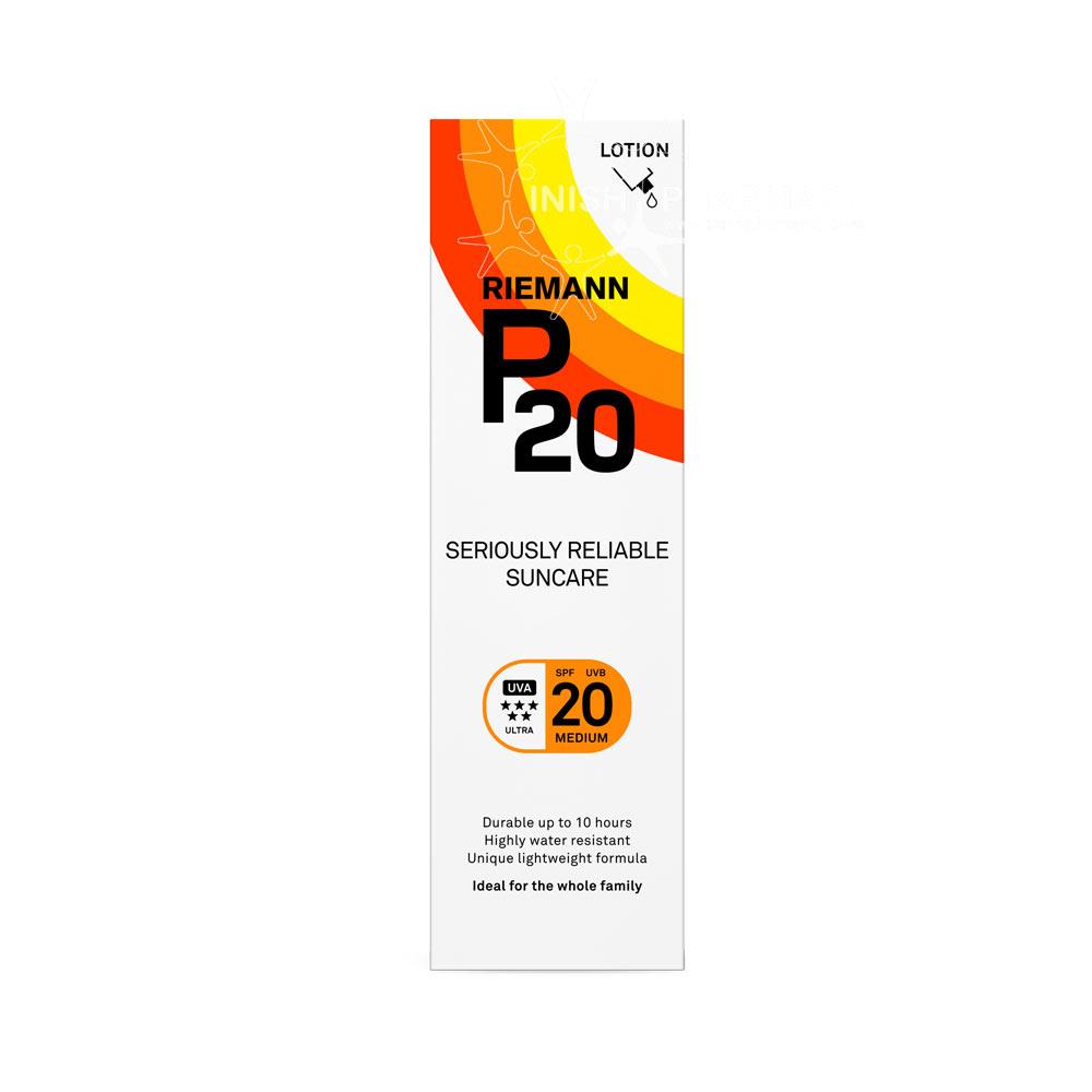 P20 Sun Protection SPF20 Lotion – Inish Pharmacy