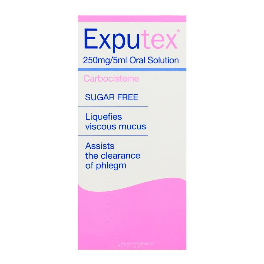 Exputex Cough Syrup | Relief for Chesty Coughs & Phlegm | Inish Pharmacy