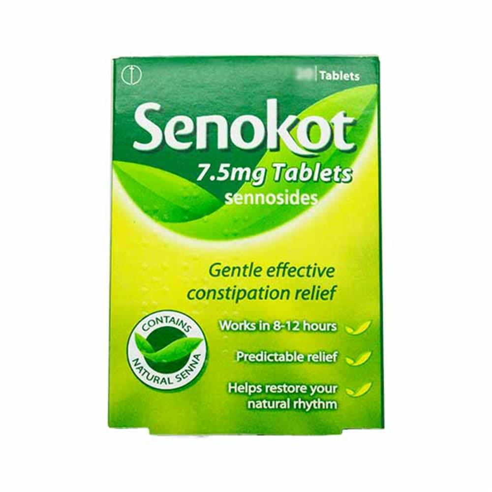 Senokot Sennosides 7.5mg Tablets | Constipation Relief – Inish Pharmacy