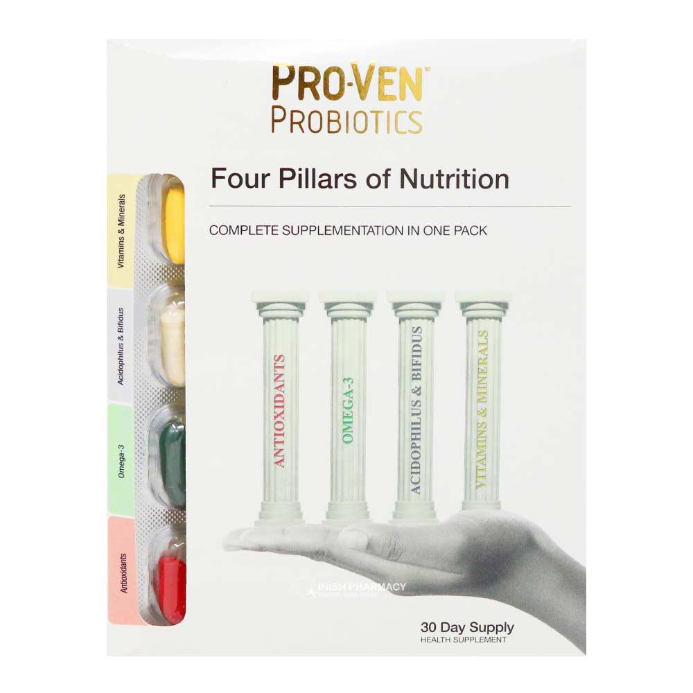 Pro-Ven Probiotics Four Pillars of Nutrition 30 Day Pack – Inish Pharmacy
