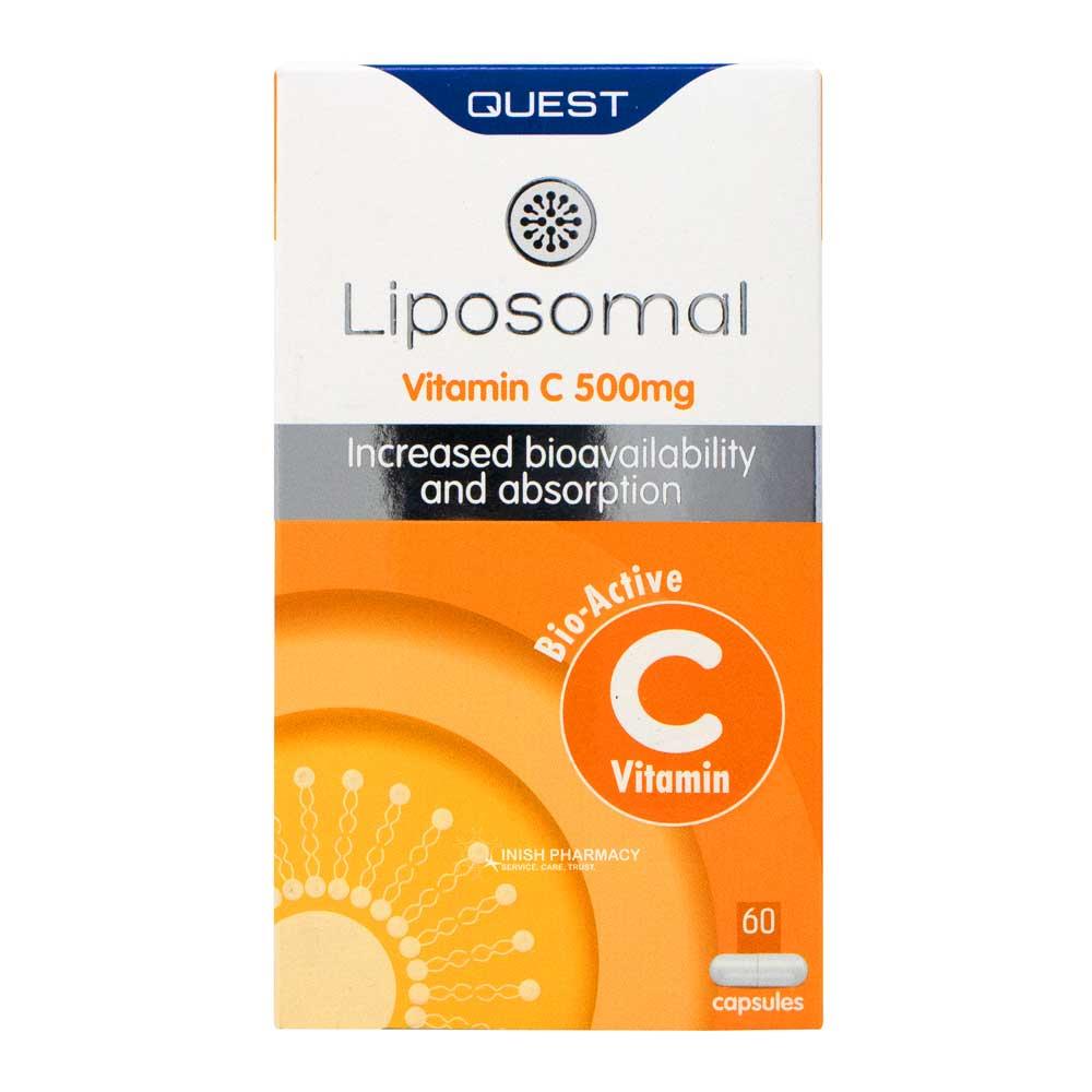 Quest Liposomal Vitamin C 500mg 60 Capsules – Inish Pharmacy