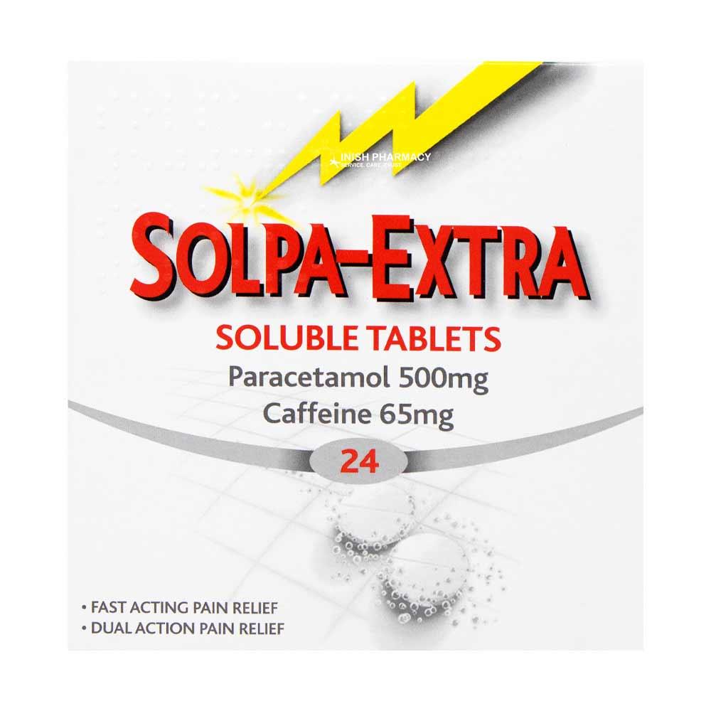 Solpa-Extra Soluble 500/65mg Tablets 24 Pack – Inish Pharmacy