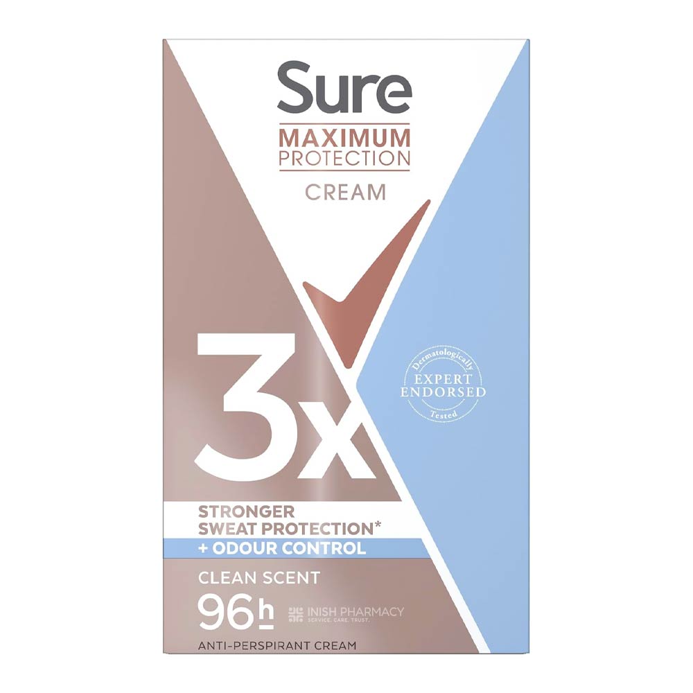 Sure Women Maximum Protection Clean Fresh Scent 45ml – Inish Pharmacy
